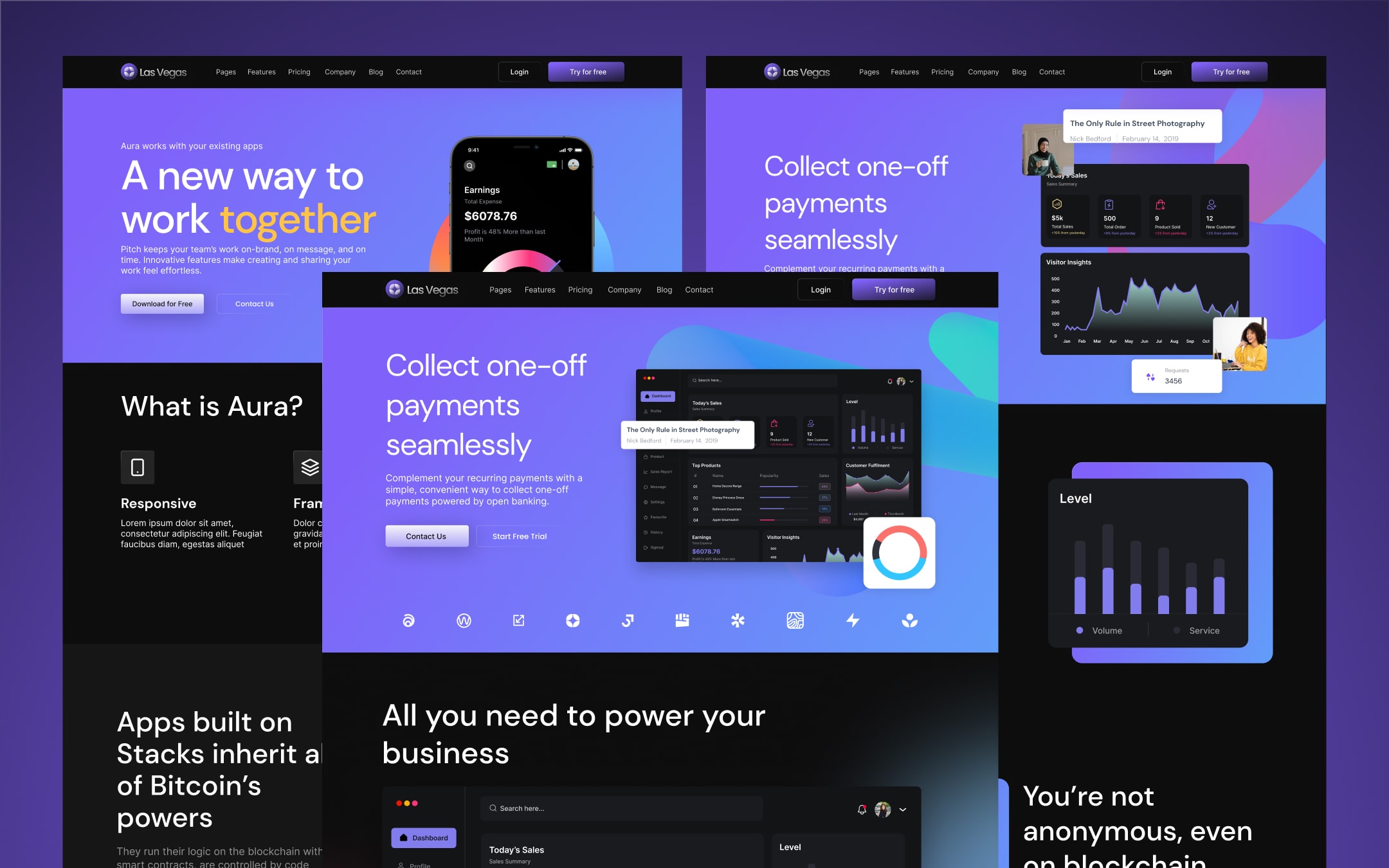 Las Vegas - SaaS Webflow Template | Wedoflow